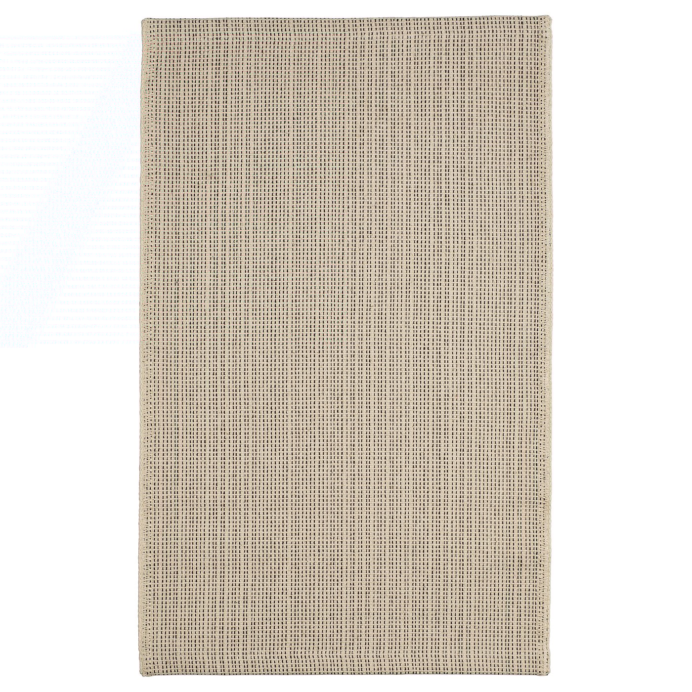 TIPHEDE rug, flatwoven, natural/black, 50x80 cm - IKEA