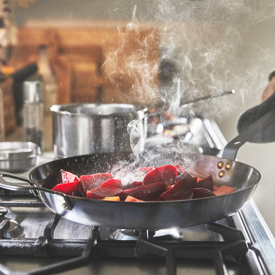 VARDAGEN frying pan, carbon steel, 32 cm - IKEA