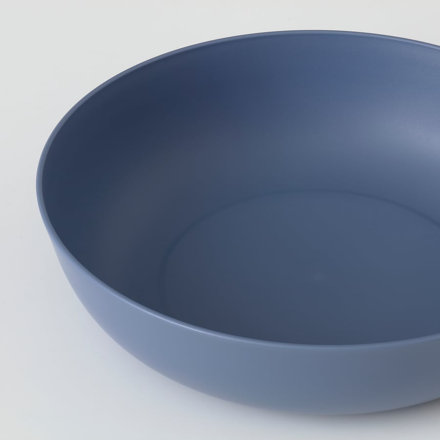 VITABBORRE deep plate, blue, 20 cm - IKEA