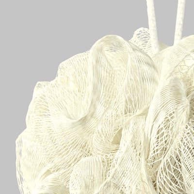 ÅBYÅN body puff, set of 3, orange/green/white - IKEA