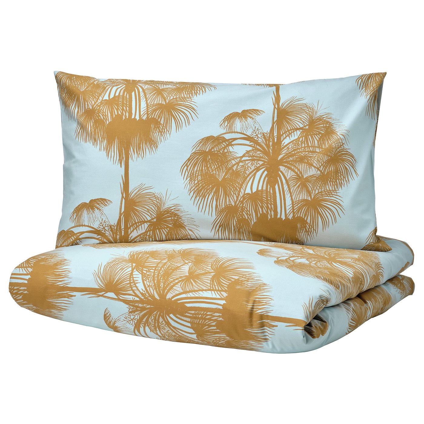  NGLATRUMPET Duvet Cover And Pillowcase s Light Blue yellow brown