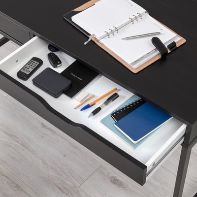 ALEX desk, black-brown, 393/8x187/8" - IKEA