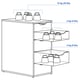 ALEX drawer unit, black-blue, 141/8x271/2" - IKEA