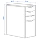ALEX drawer unit/drop file storage, black-brown, 141/8x271/2" - IKEA