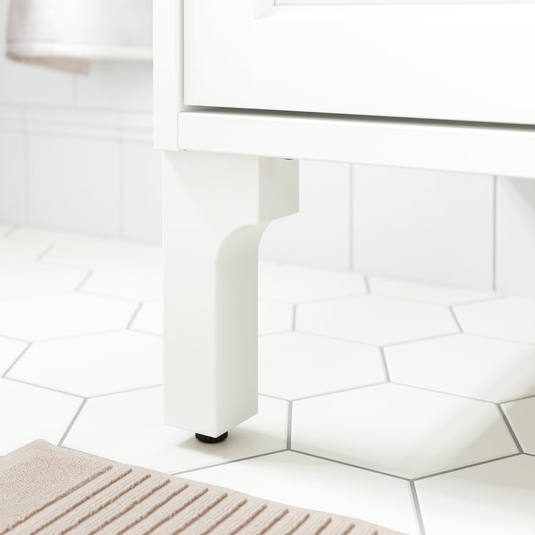 ALMAÅN leg, white, 7" - IKEA