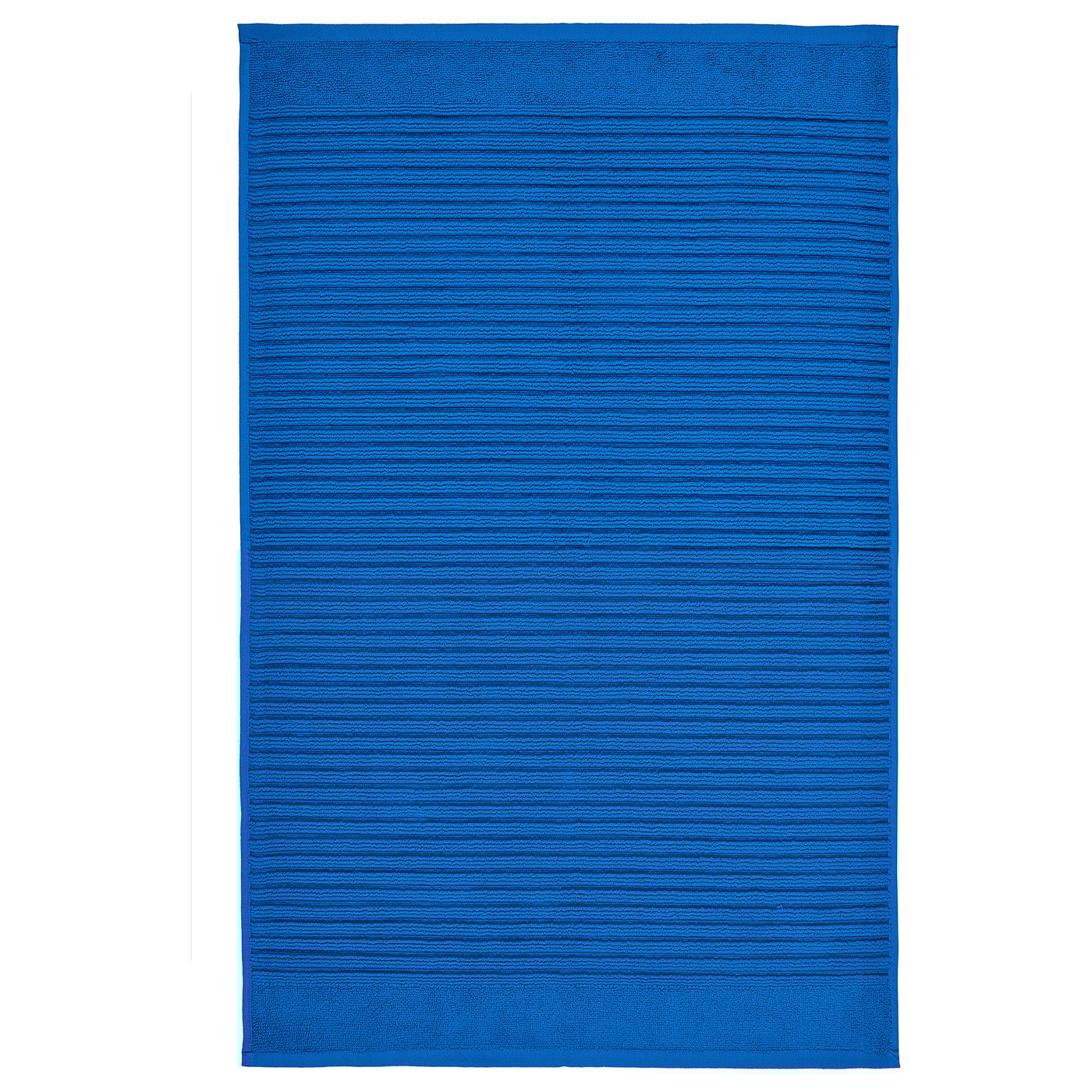 ALSTERN bath mat, bright blue, 20x31" - IKEA