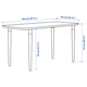 ANFALLARE / HILVER desk, bamboo, 551/8x255/8" - IKEA