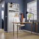 ANFALLARE / HILVER desk, bamboo, 551/8x255/8" - IKEA