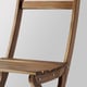 ASKHOLMEN chair, outdoor, foldable dark-brown - IKEA
