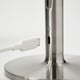 AVHÅLL LED portable lamp, battery operated dimmable/nickel plated ...