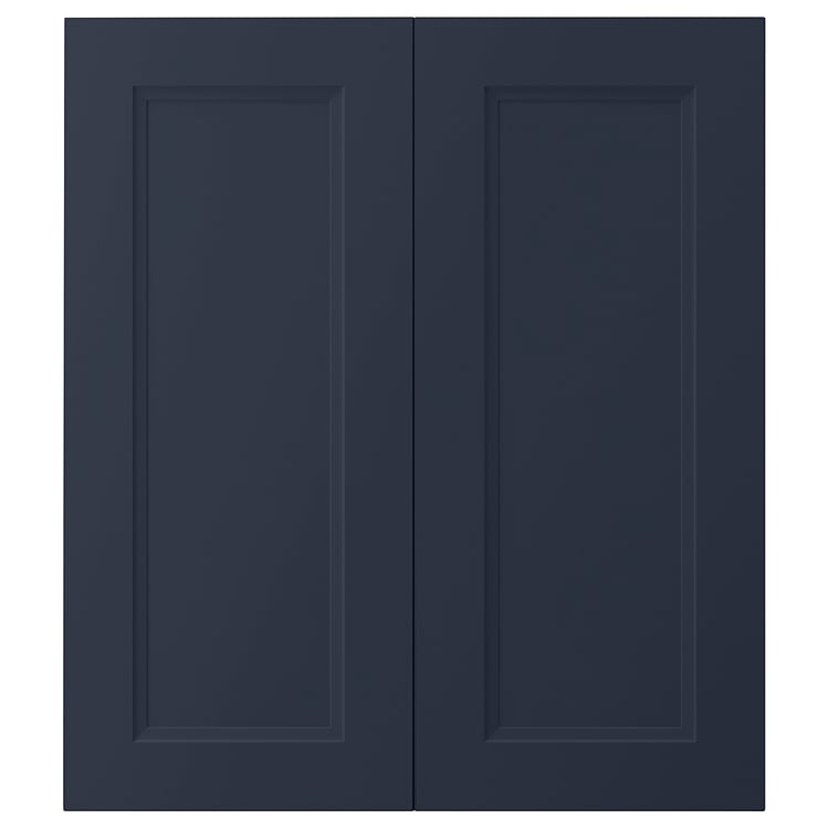 AXSTAD 2-p door/corner base cabinet set, matte blue, 13x30" - IKEA