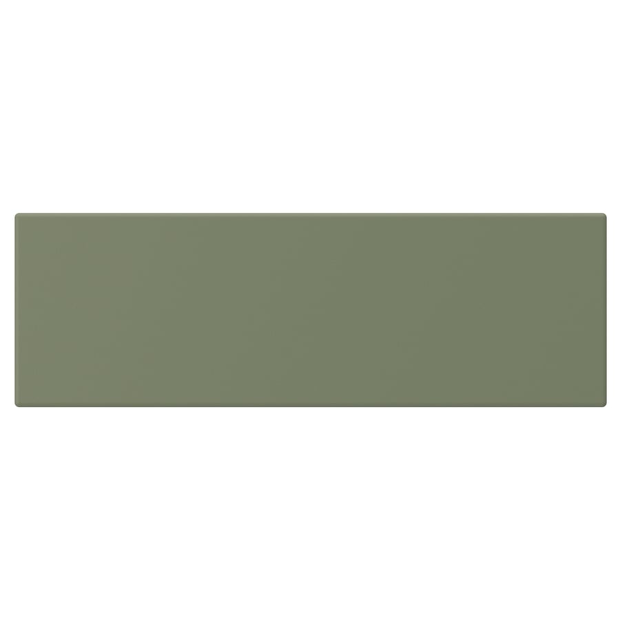 AXSTAD drawer front, gray-green, 15x5" - IKEA