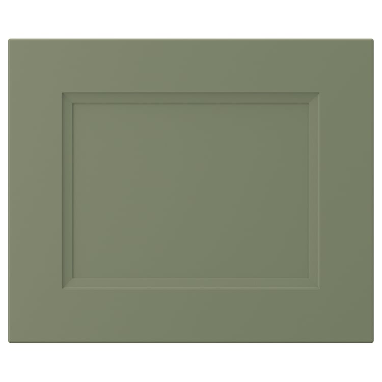 AXSTAD drawer front, gray-green, 18x15" - IKEA