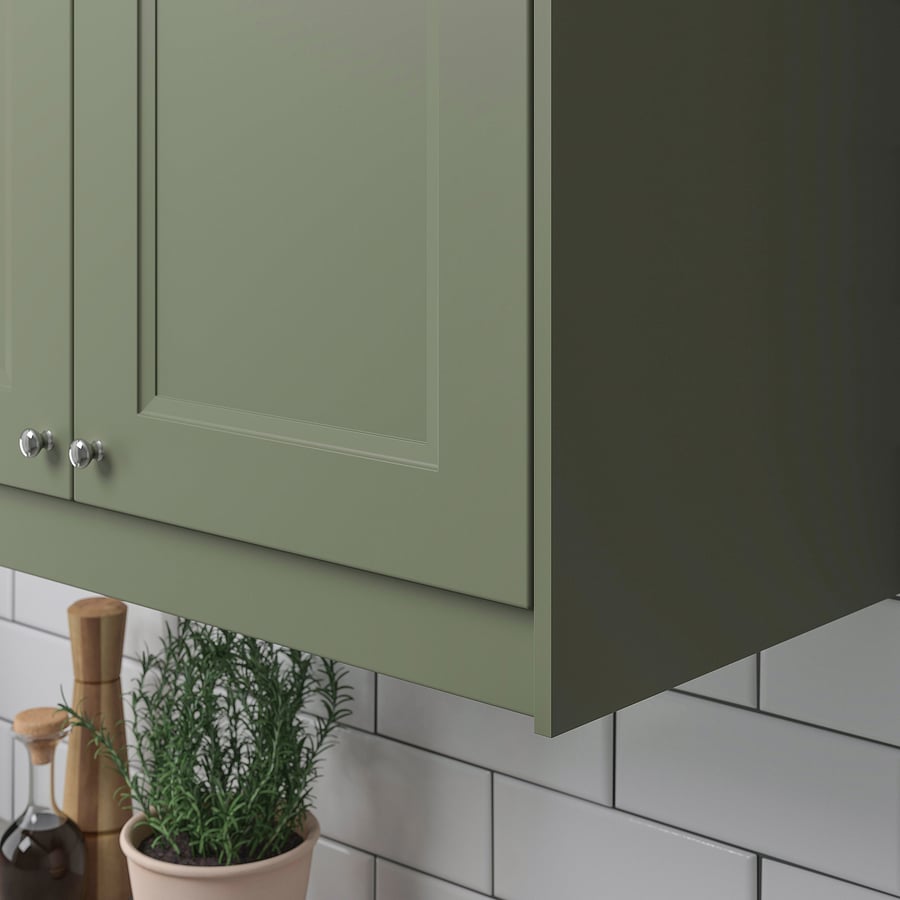 AXSTAD rounded deco strip, gray-green, 87" - IKEA