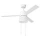 BACKLAG ceiling fan with light, white - IKEA