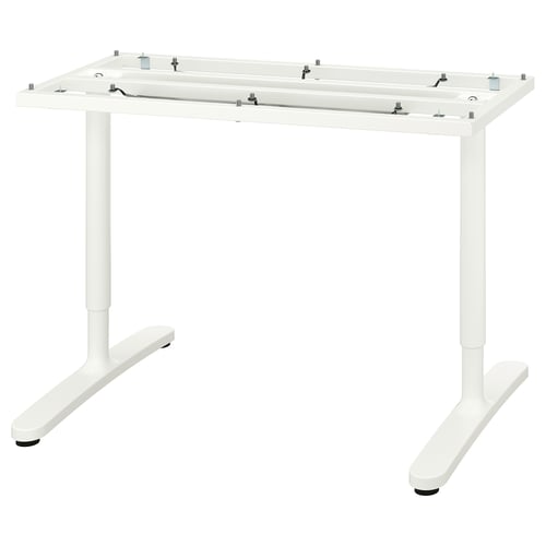 BEKANT Underframe for table top, white, 47 1/4x31 1/2" - IKEA