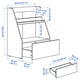 BERGIG book display with storage, white - IKEA
