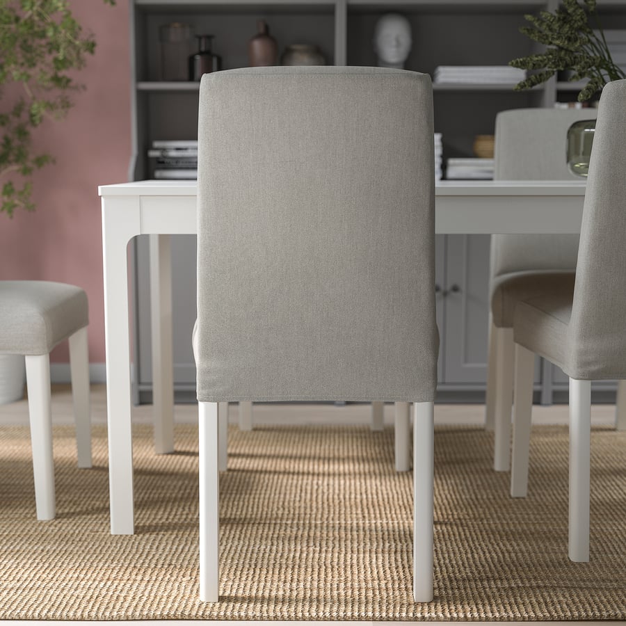 BERGMUND chair, white/Orrsta light gray - IKEA