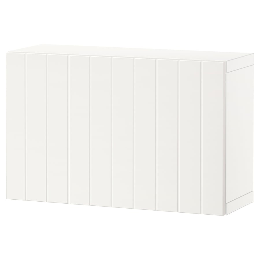 BESTÅ shelf unit with door, white/Sutterviken white, 235/8x85/8x15" - IKEA