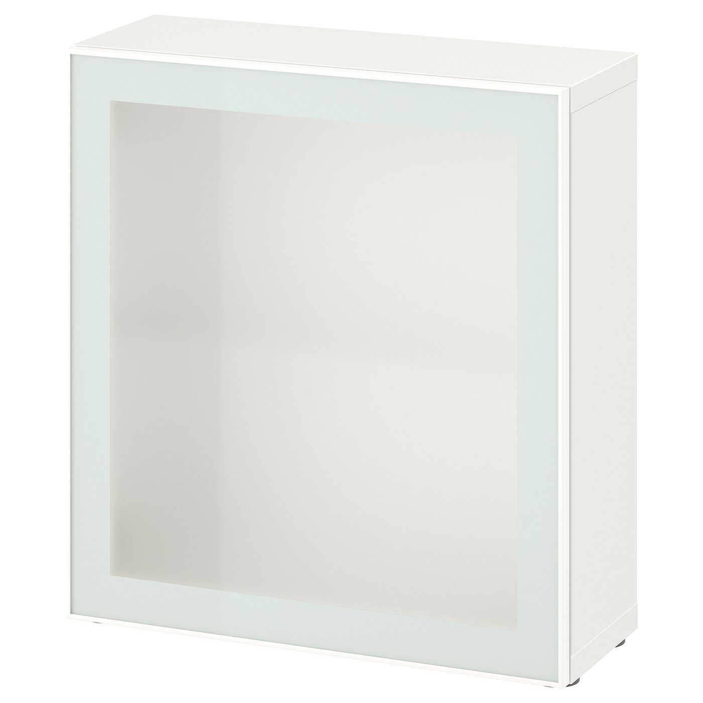 BESTÅ shelf unit with glass door, white Glassvik/white/light green ...