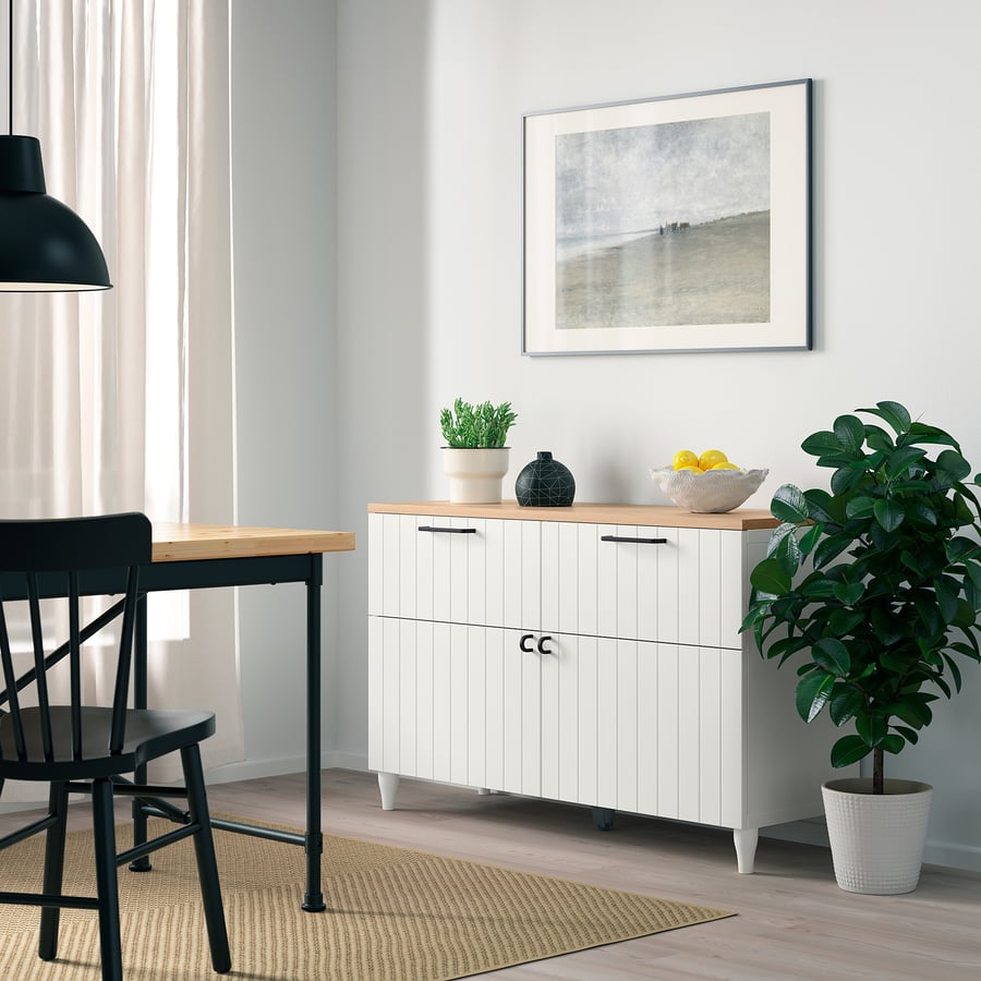 BESTÅ storage combination w doors/drawers, white/Sutterviken/Kabbarp ...