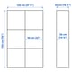 BESTÅ storage combination with doors, white/Lappviken white, 471/4x161 ...