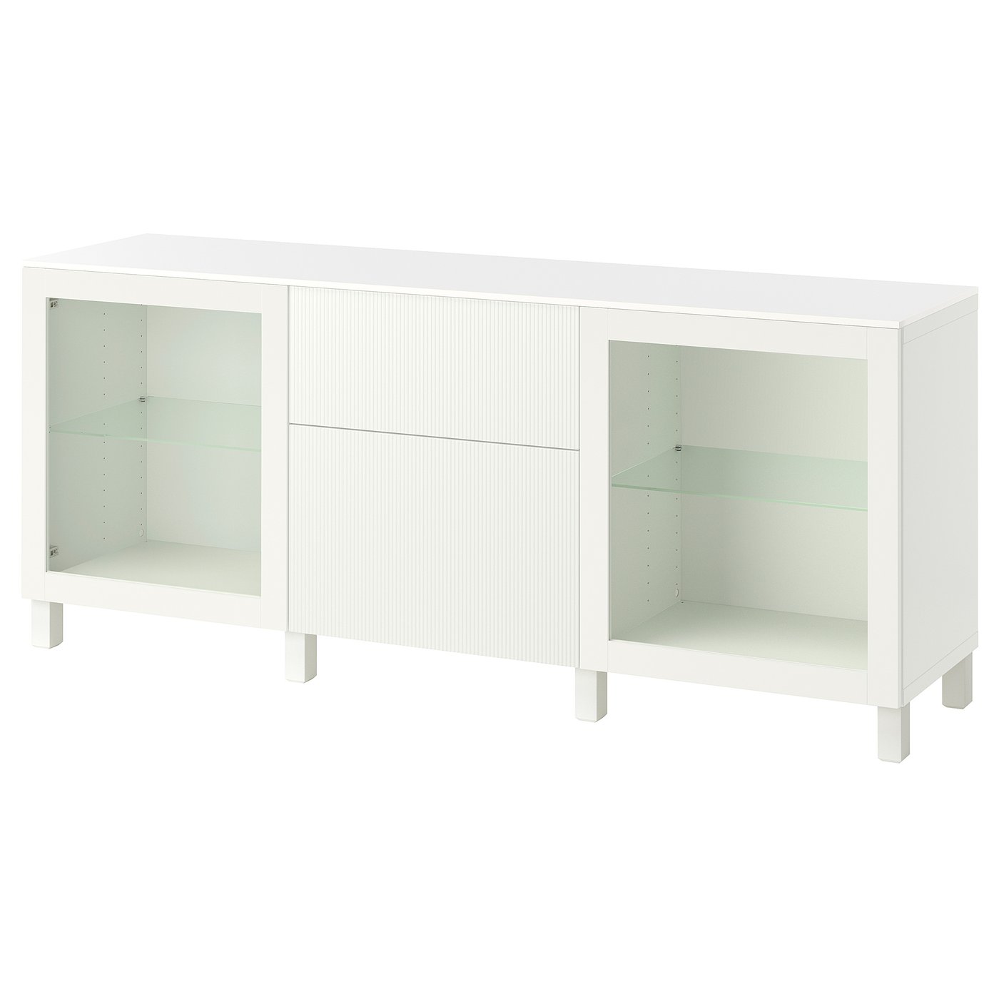BESTÅ storage combination with drawers, Sindvik white/Förvaltare white ...