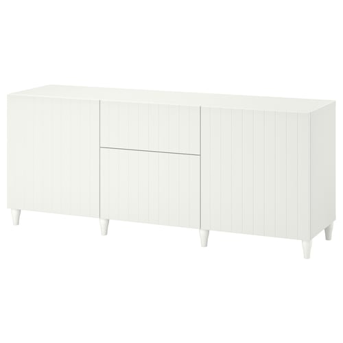 BESTÅ storage combination with drawers, white/Sutterviken/Kabbarp white ...