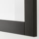 BESTÅ wall-mounted cabinet combination, black-brown/Sindvik, 471/4x161 ...