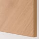 BESTÅ wall-mounted cabinet combination, white/Hedeviken oak veneer, 235 ...