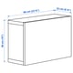 BESTÅ wall-mounted cabinet combination, white/Lappviken white, 235/8x85 ...