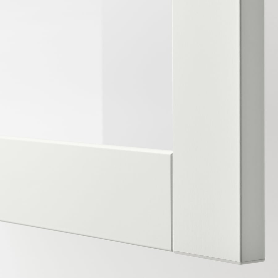 BESTÅ wall-mounted cabinet combination, white/Sindvik white, 471/4x161 ...