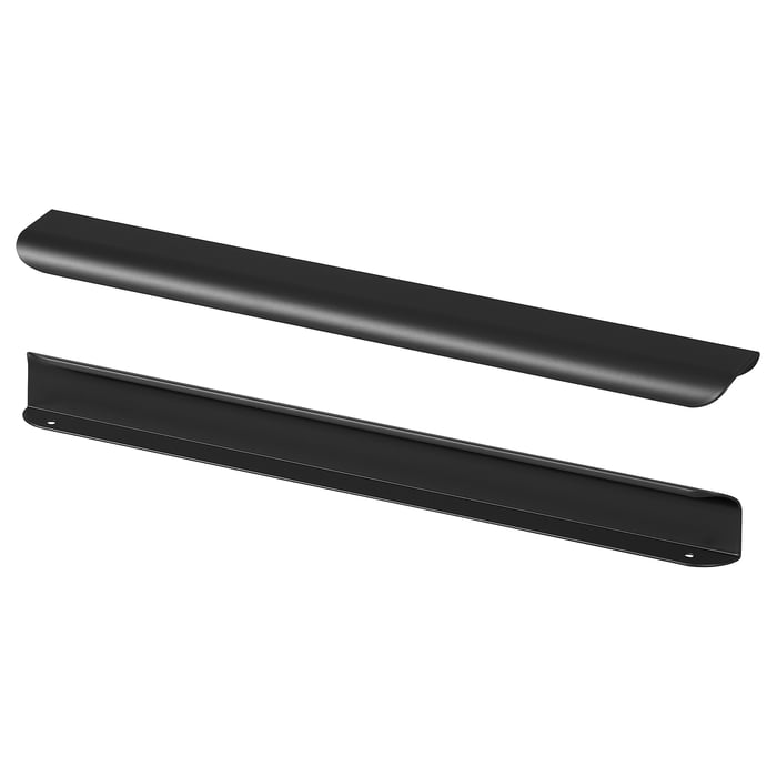 BILLSBRO handle, anthracite, 15" - IKEA