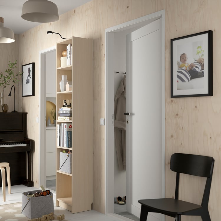 BILLY bookcase, birch effect, 153/4x11x791/2" - IKEA