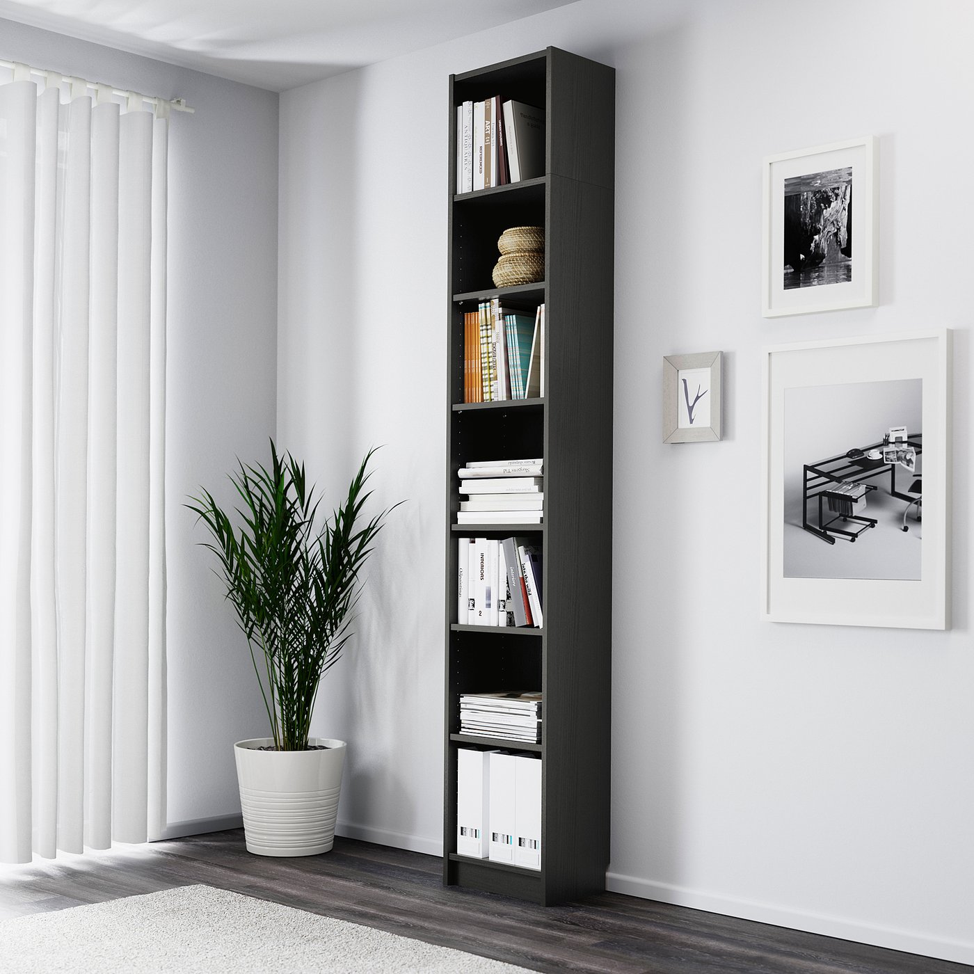 Ikea Billy Bookcase Black
