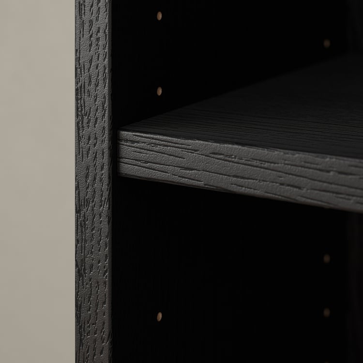 BILLY bookcase, black oak effect, 311/2x11x413/4" - IKEA