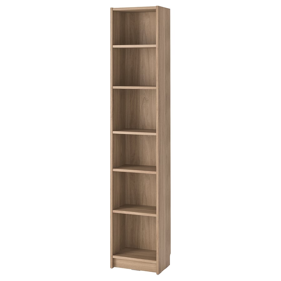 BILLY bookcase, oak effect, 153/4x11x791/2" - IKEA
