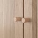 BILLY / OXBERG bookcase+height extension & doors, oak effect, 63x113 ...