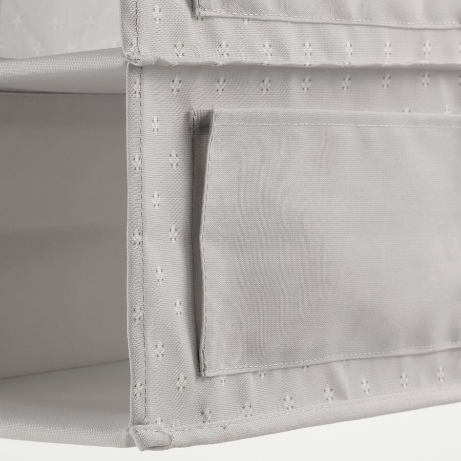 BLÄDDRARE hanging storage with 7 compartments, gray/patterned, 11 ¾x11 ...