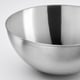 BLANDA BLANK serving bowl, stainless steel, 8" - IKEA