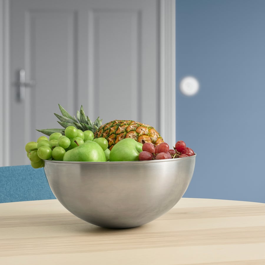 BLANDA BLANK serving bowl, stainless steel, 11" - IKEA