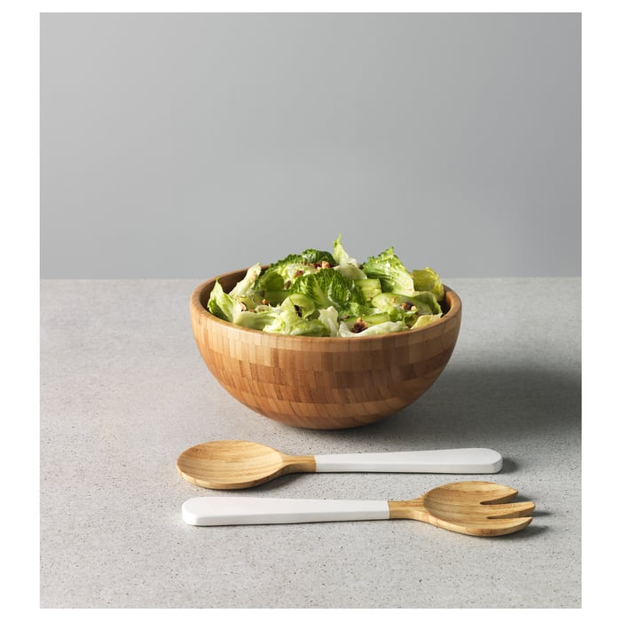 BLANDA MATT serving bowl, bamboo, 11" - IKEA