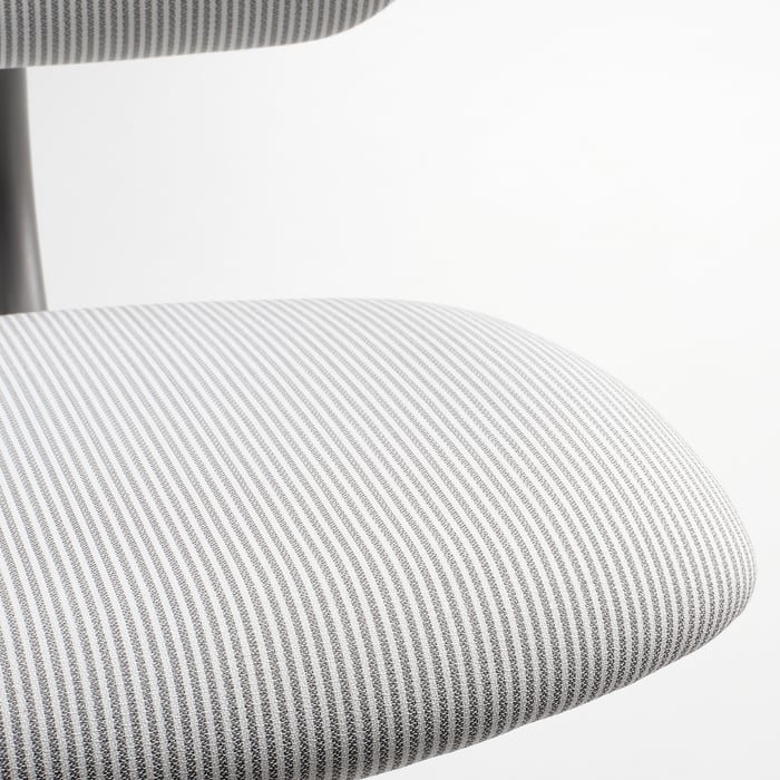 BLECKBERGET swivel chair, Klovsta white/gray - IKEA