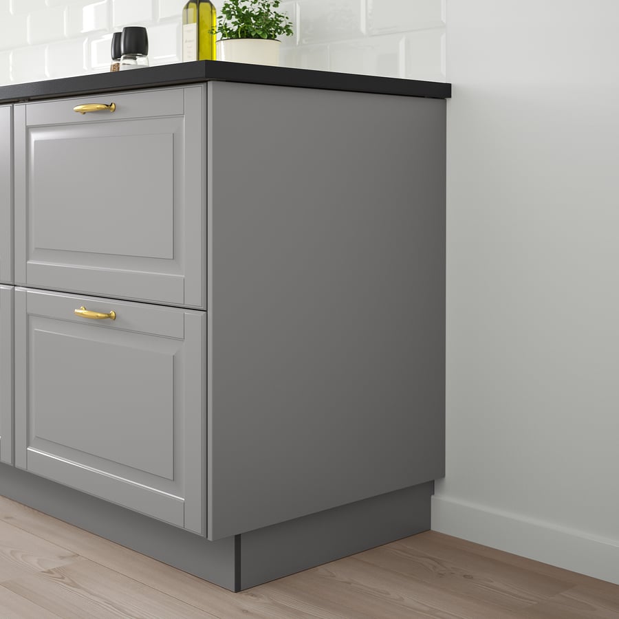 BODBYN Cover panel, gray, 25x80" - IKEA