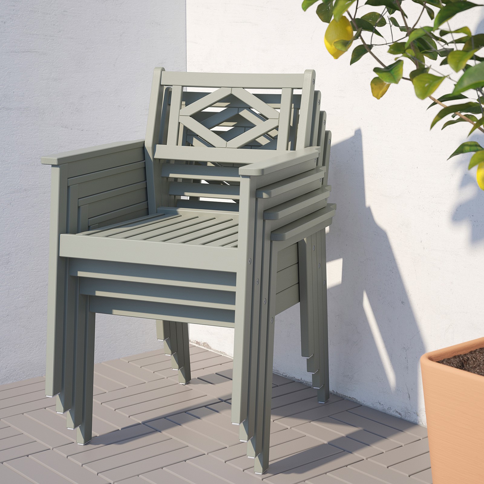 Wooden Outdoor Patio Furniture - BONDHOLMEN Series - IKEA