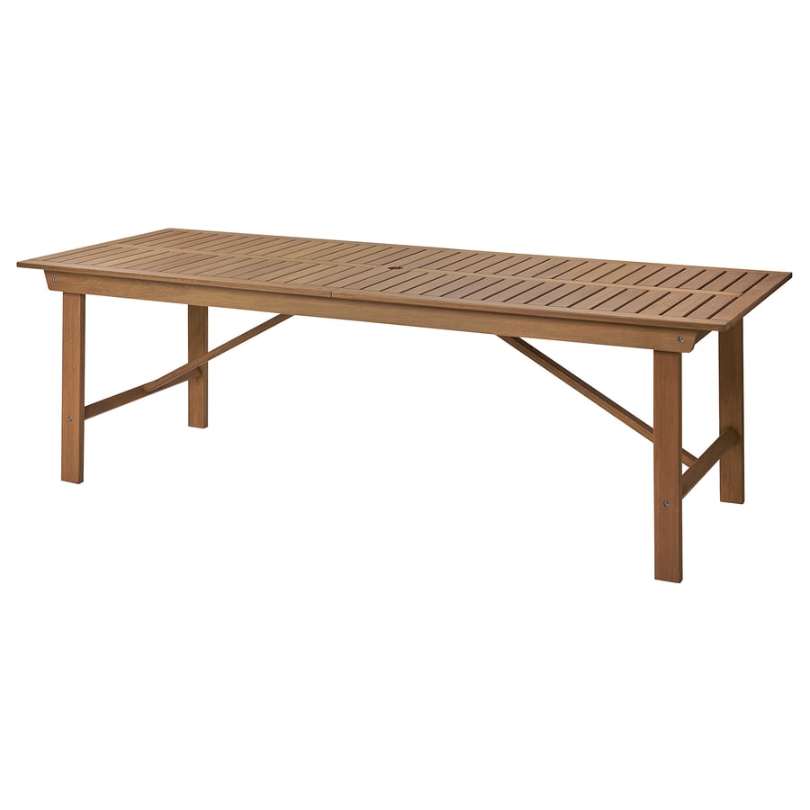 BONDHOLMEN table, outdoor, brown, 921/2x353/8" - IKEA