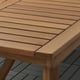 BONDHOLMEN table, outdoor, brown, 921/2x353/8" - IKEA