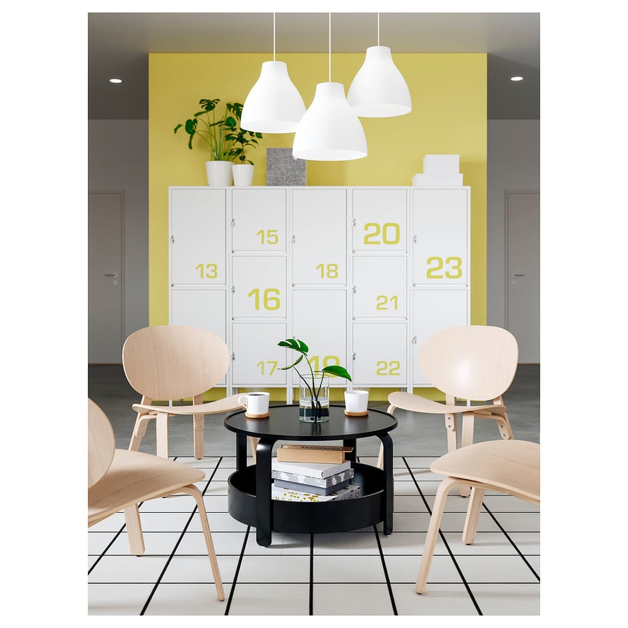 BORGEBY Coffee table, black, 271/2" - IKEA