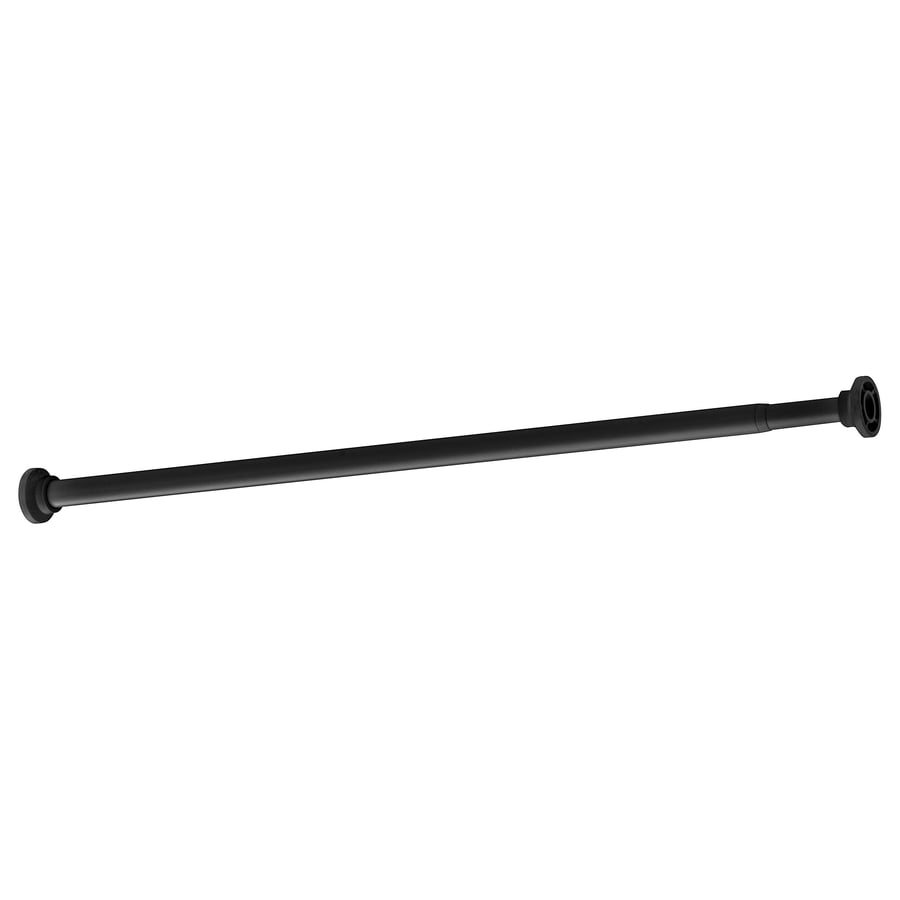BOTAREN shower curtain tension rod, black, 47-79" - IKEA