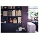 BRIMNES Bookcase, black, 23 5/8x74 3/4" - IKEA US